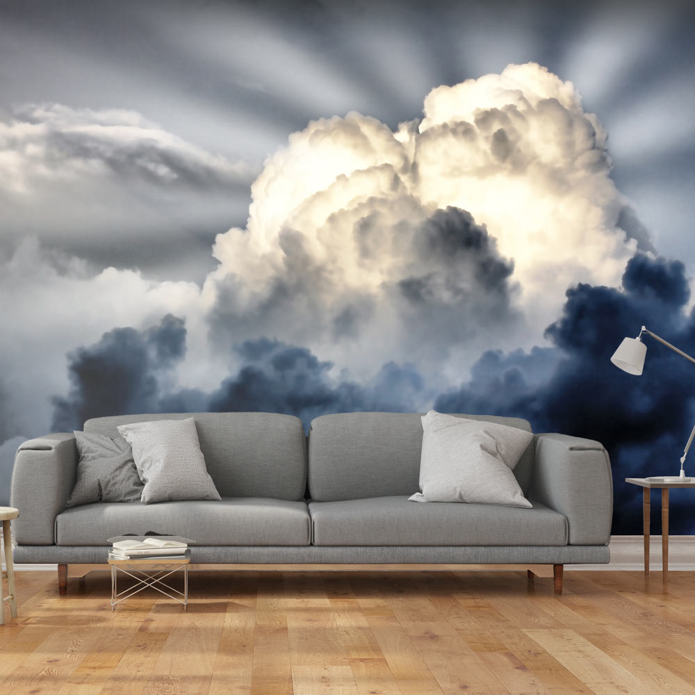 East Urban Home Sun Rays in the Sky11' L x 106" W Wall Mural | Wayfair