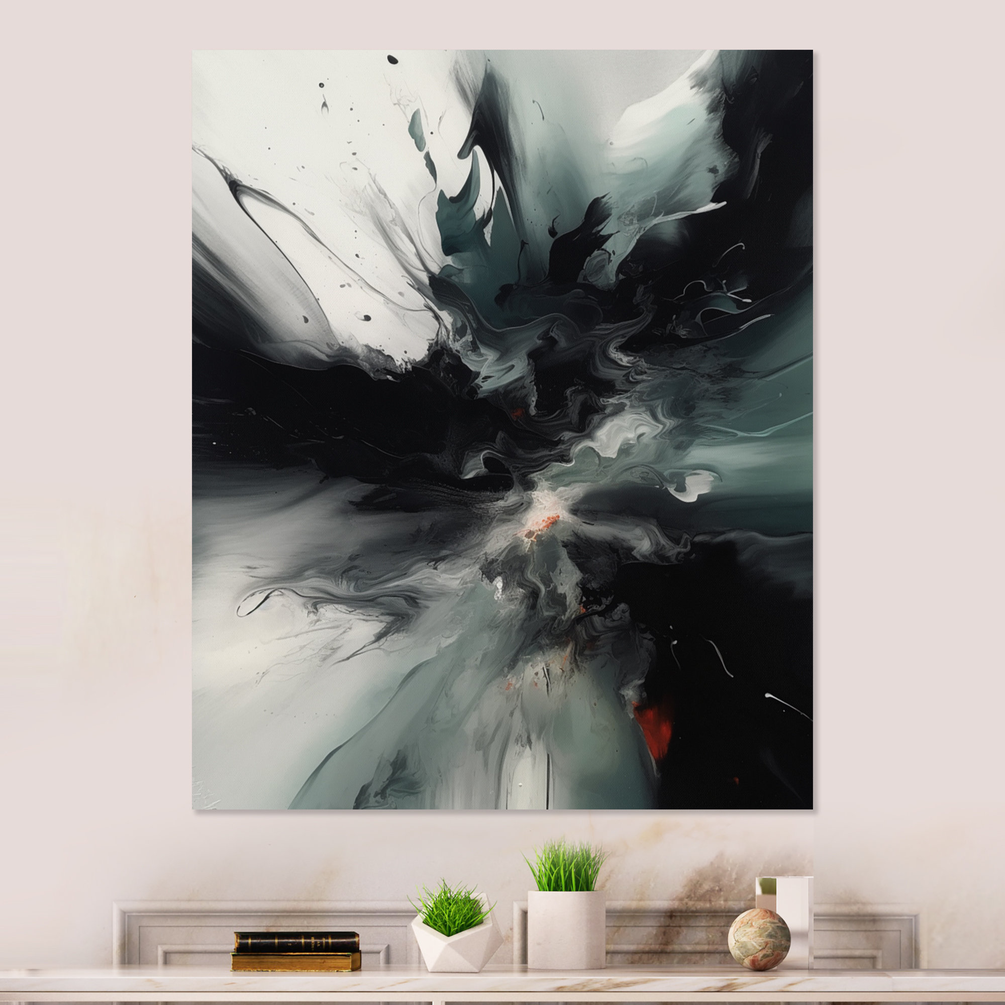 Ivy Bronx Abstracted Liquid Movements I - Abstract Liquid Ink Metal ...