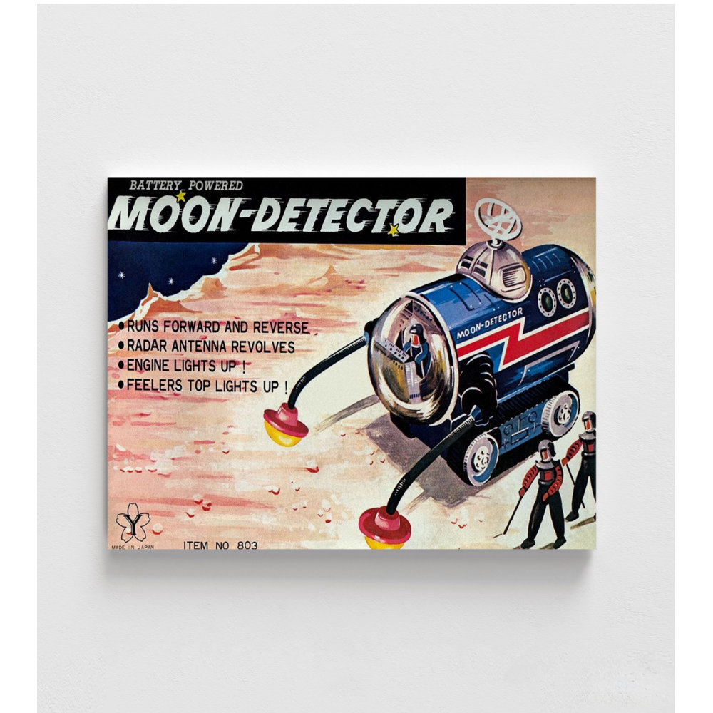 WeFrameArt Moon-Detector By Retrotrans, Deep Space Wall Art, Large ...