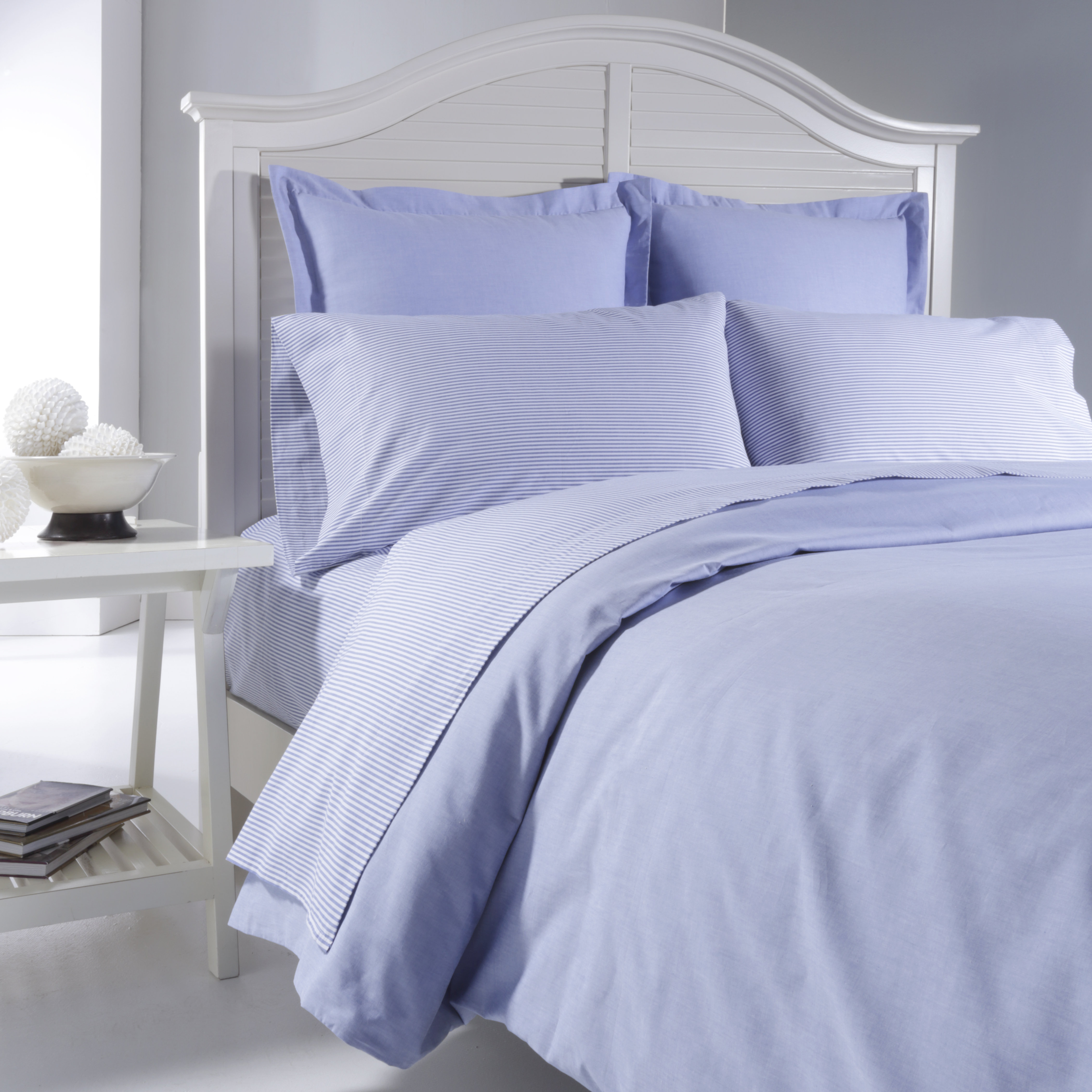 Westport Home Chambray 200 Thread Count 100% Cotton Sheet Set | Wayfair