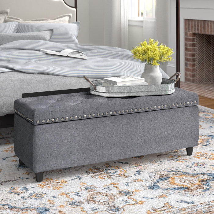 Mercer41 Ruthie Upholstered Storage Bench & Reviews | Wayfair