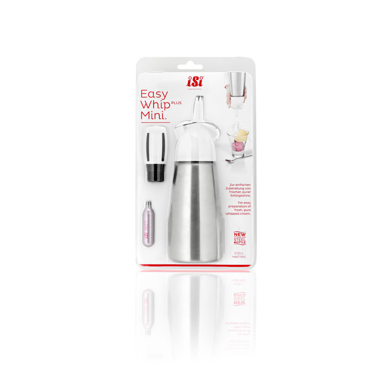 iSi North America Isi Easy Whip Plus Mini Whipped Cream Maker, In ...