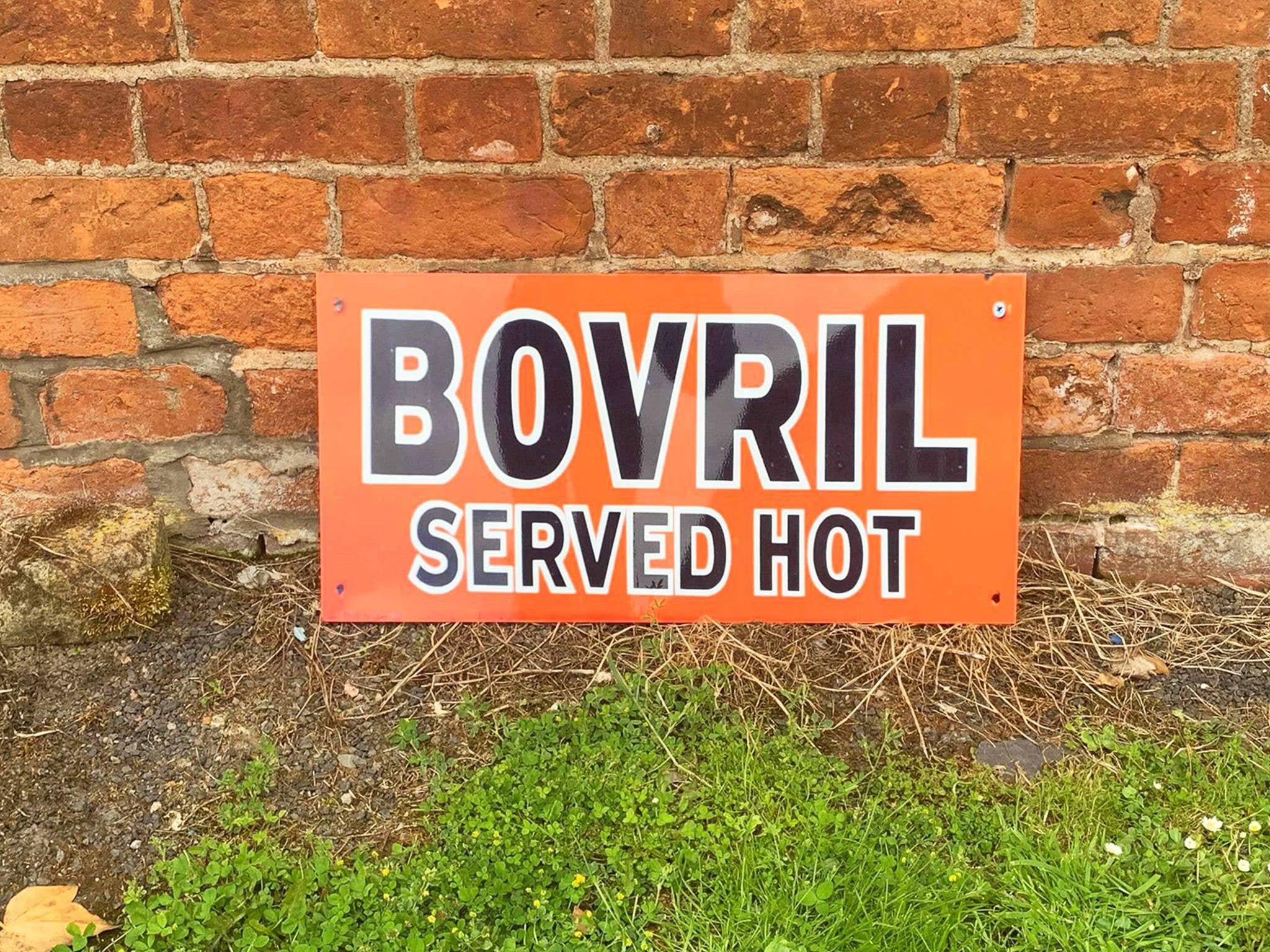 East Urban Home Orange Bovril Served Hot 24 Wall Décor | Wayfair.co.uk