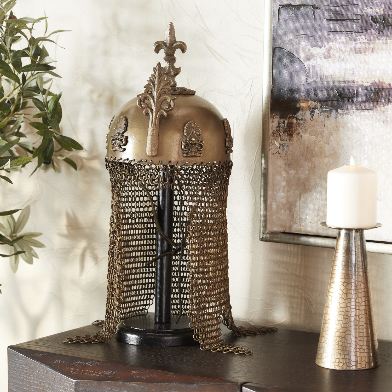 Bloomsbury Market Alirah Metal Replica Medieval Ottoman Islamic Brass ...