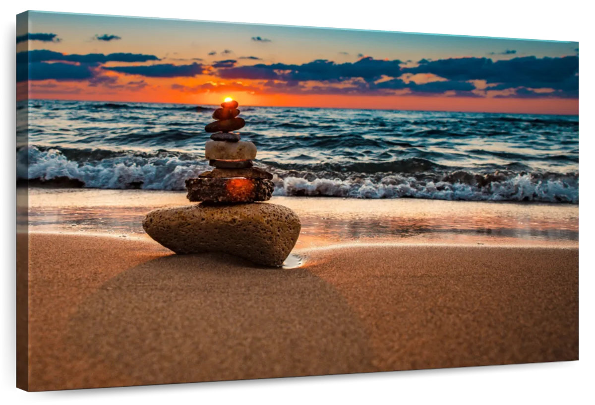 Bungalow Rose Kerrick Zen Sunset Balance | Wayfair