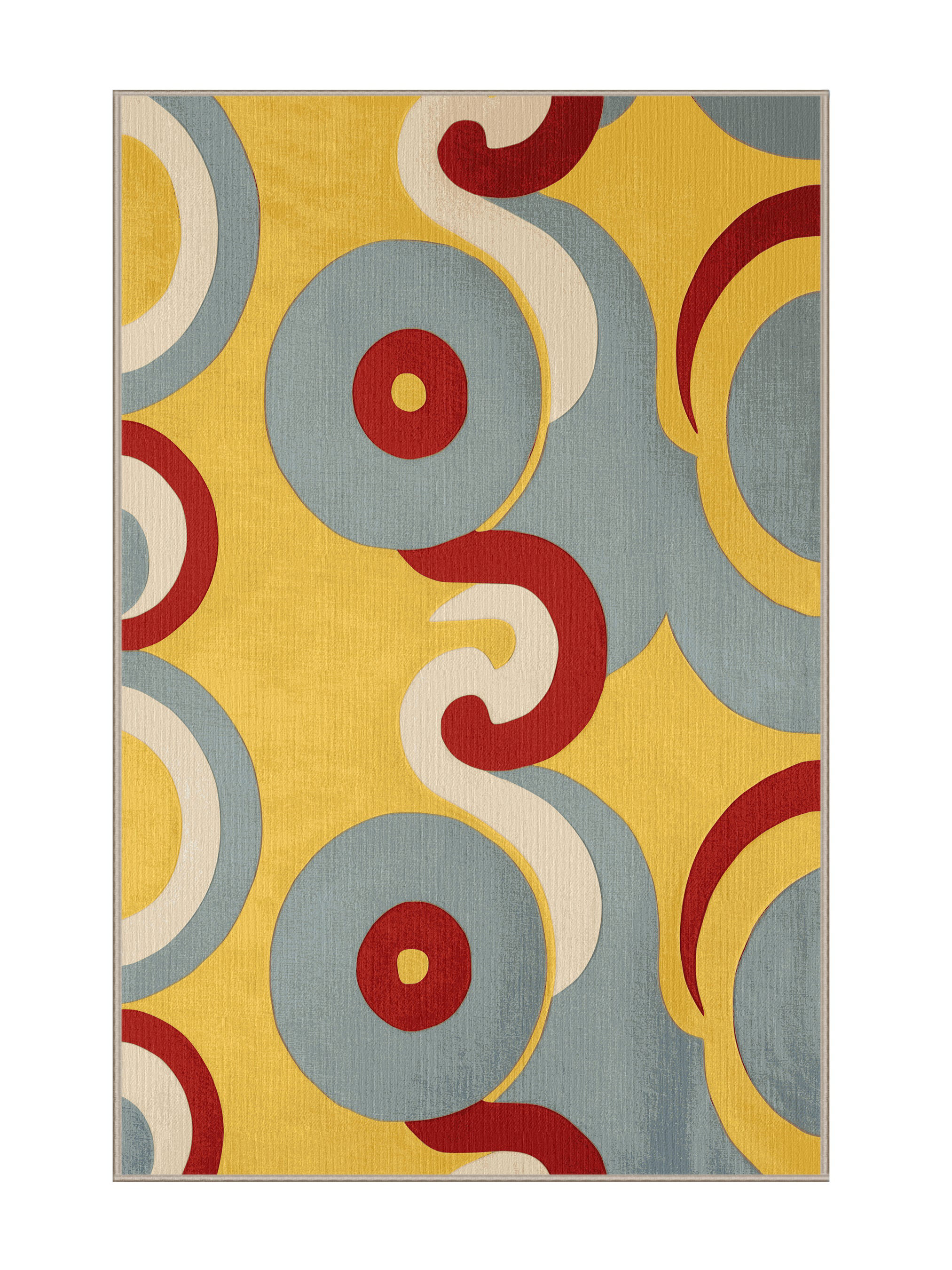 Wrought Studio™ Retro Dash Rug | Wayfair
