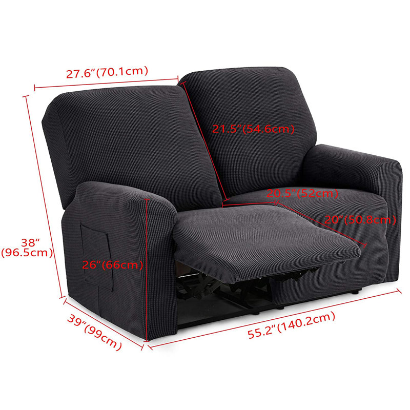 Rebrilliant Box Cushion Recliner Slipcover & Reviews | Wayfair