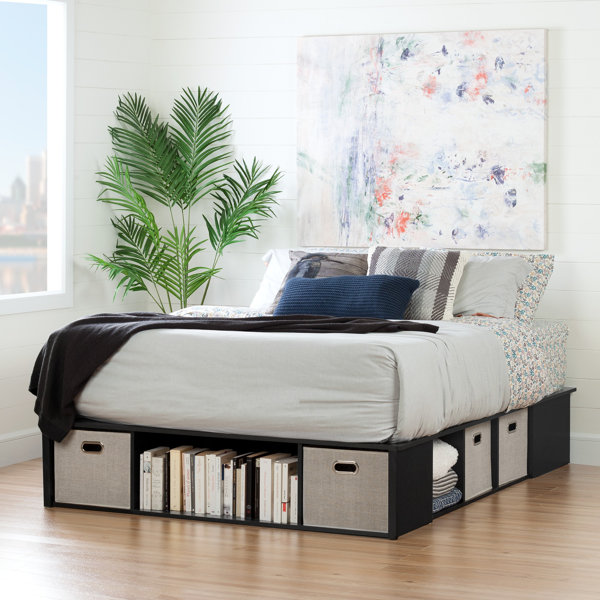 South Shore Flexible Storage Platform Bed & Reviews | Wayfair