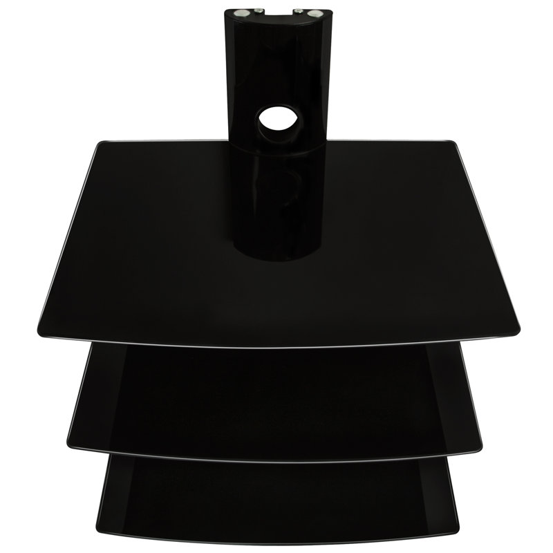 Mount-It! Floating Wall Mounted Three Shelves for AV Receiver ...