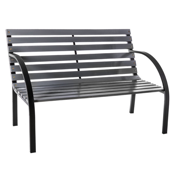 Dakota Fields Belluno Steel Traditional Bench | Wayfair.ie
