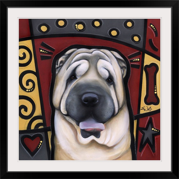 Harriet Bee Dunadry " Chinese Shar-Pei Pop Art " by Eric Waugh ...