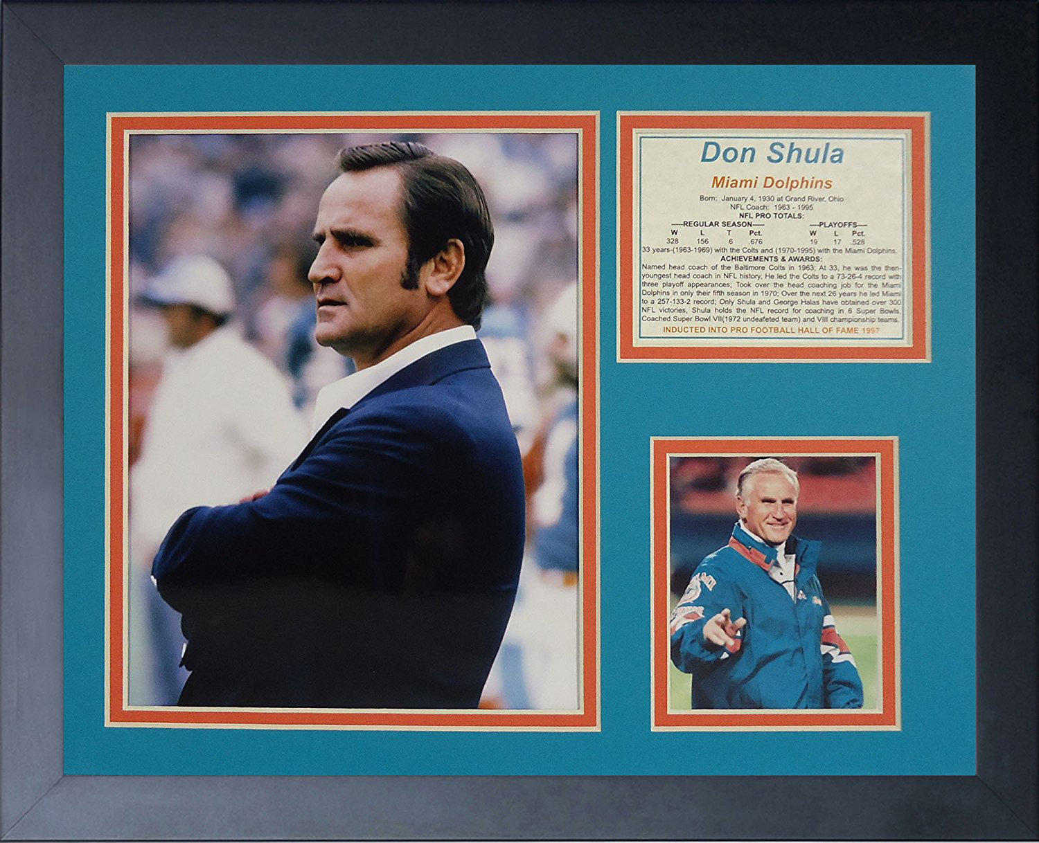 Legends Never Die Don Shula Framed Memorabilia | Wayfair