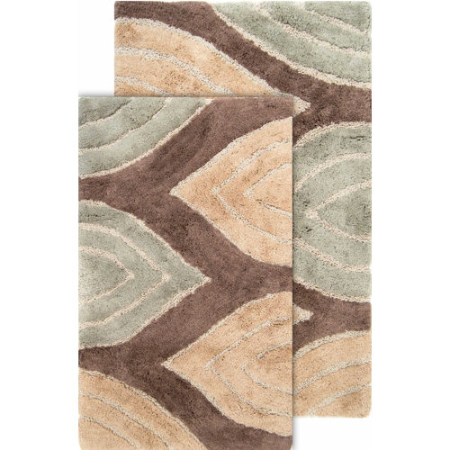 Wayfair | Geometric Bath Rugs & Mats You'll Love in 2024