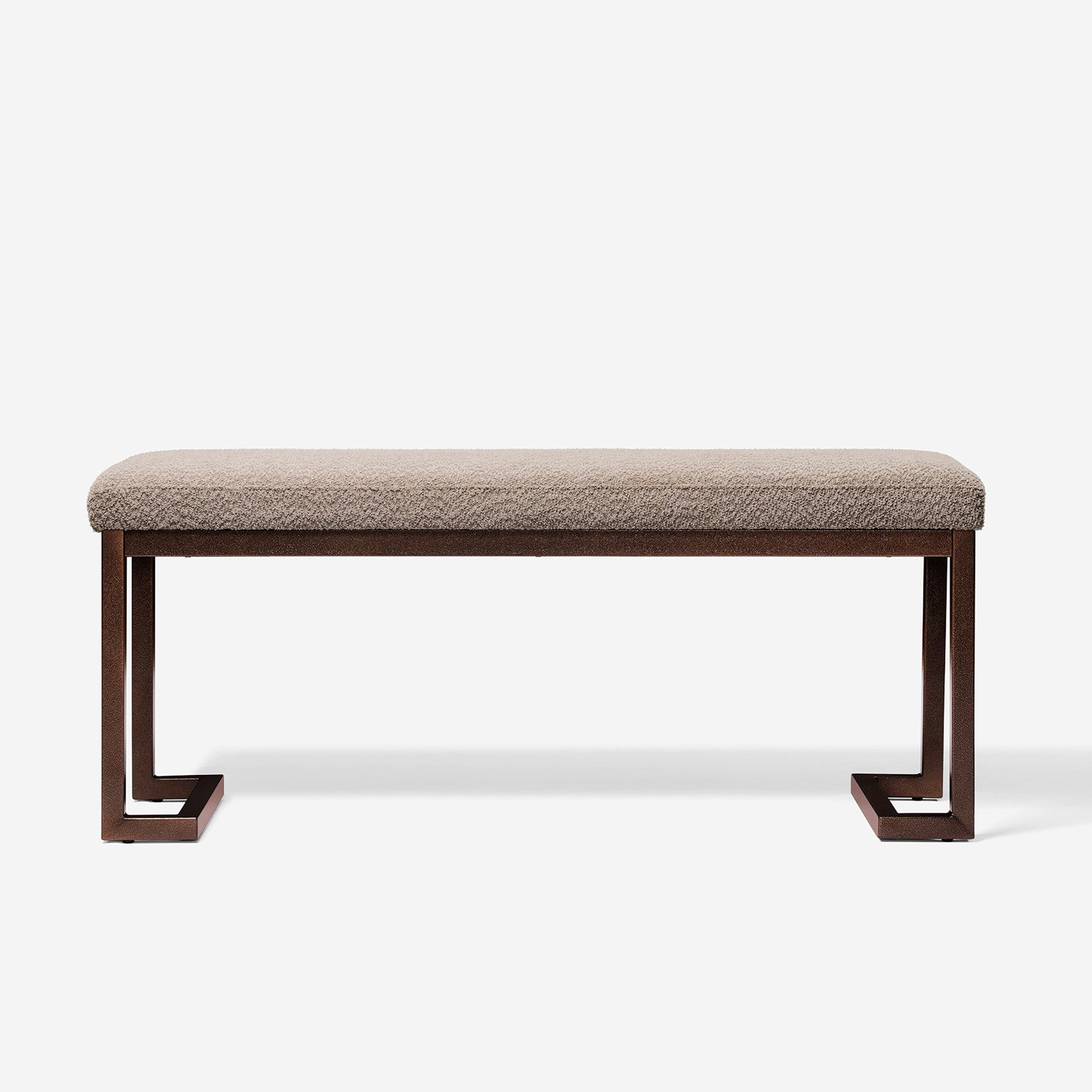 Latitude Run® Aidelis Boucle Upholstered Bench Contemporary Design with ...