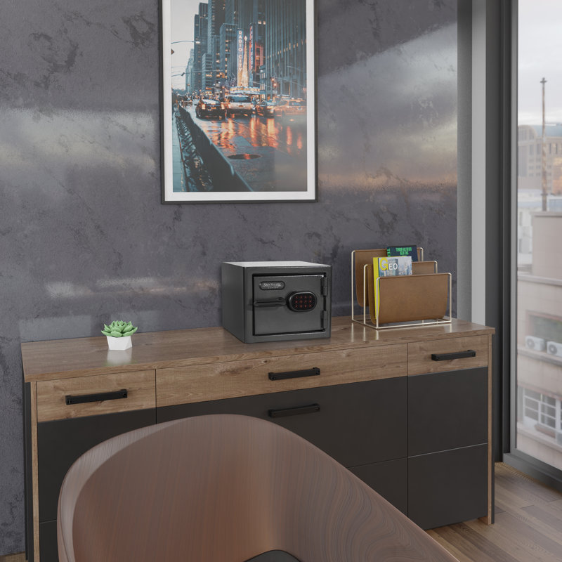 Sanctuary Diamond Fire/Waterproof Home & Office Safe with Electronic ...