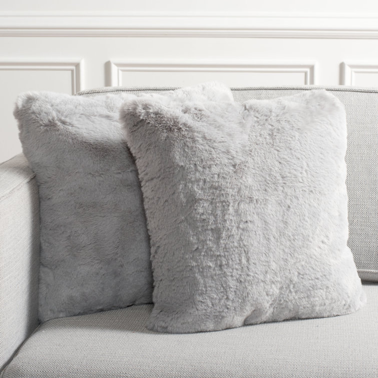 Safavieh Faux Fur Throw Pillow & Reviews | Wayfair