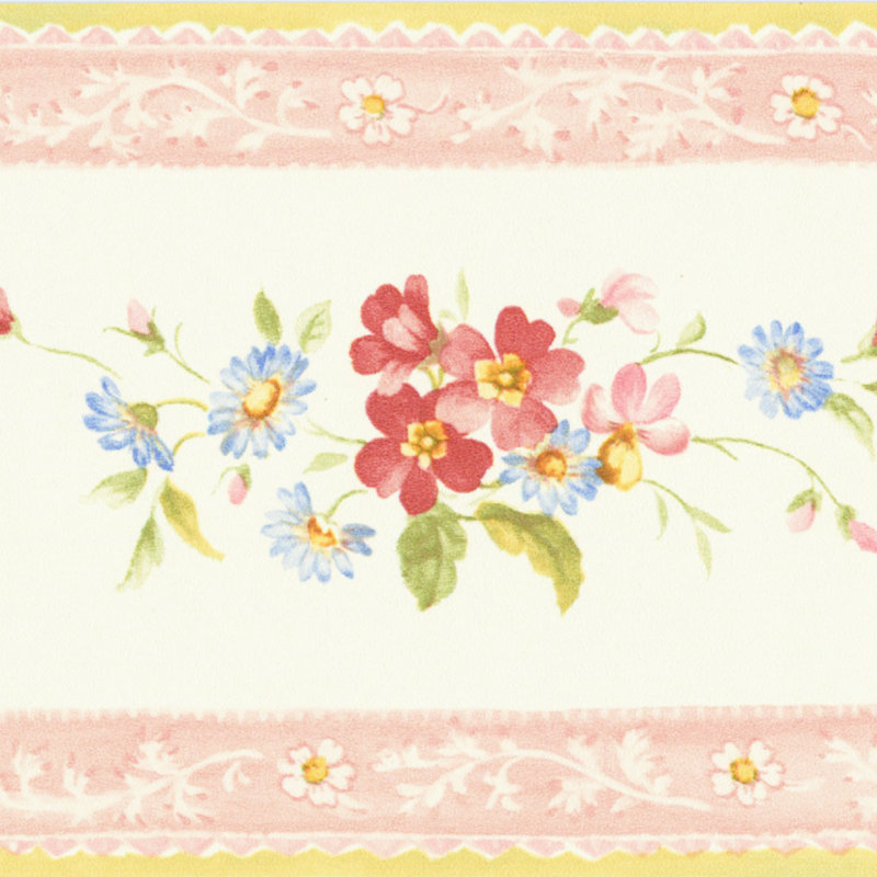 Ophelia & Co. 15' L x 4" W Wallpaper Border | Wayfair