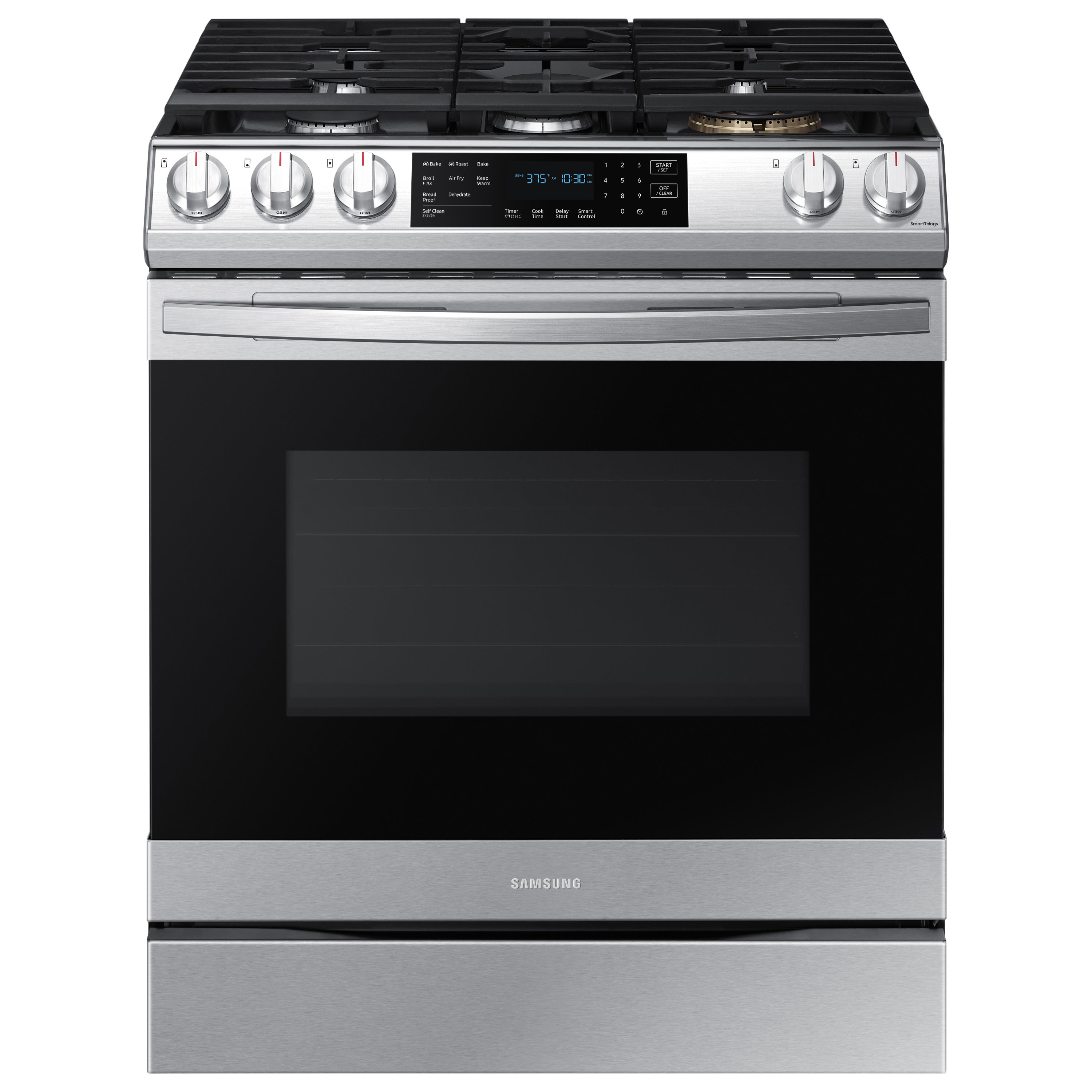 Samsung 6.0 cu ft. Smart Slide-in Gas Range with Air Fry & Reviews ...