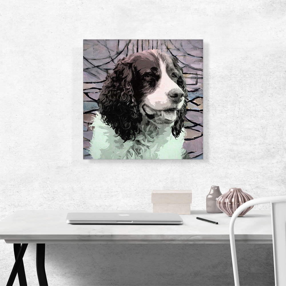 ARTCANVAS English Springer Spaniel Dog Breed - Wrapped Canvas Painting ...