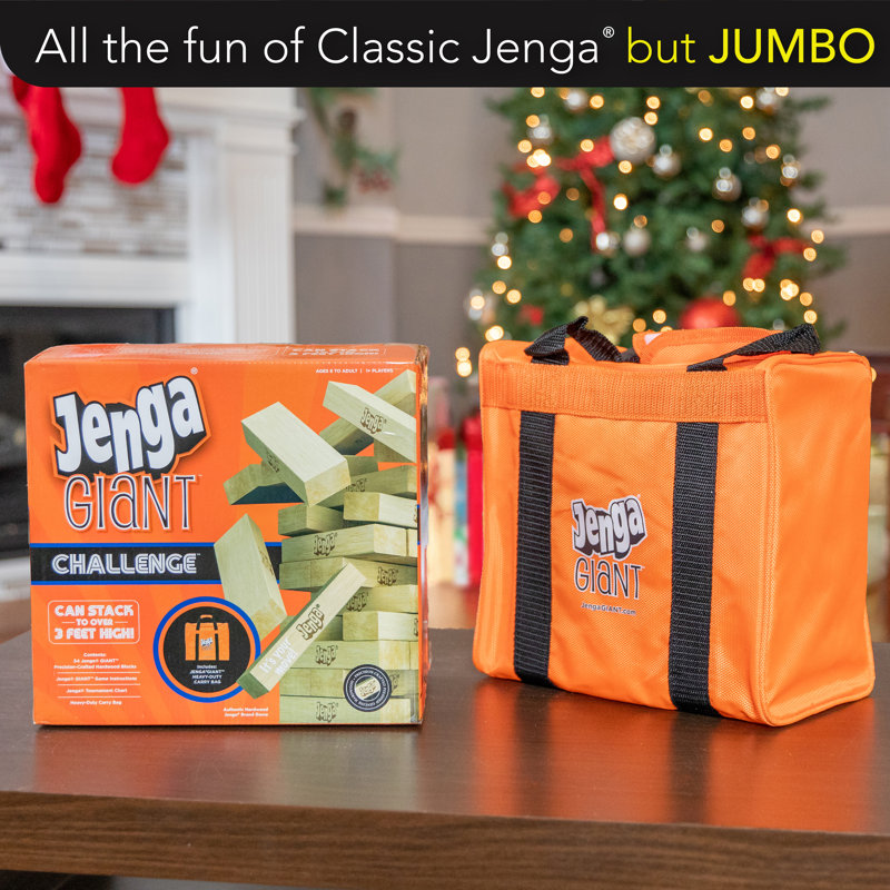 Jenga GIANT Challenge - Stacks to over 3 feet high! | Wayfair