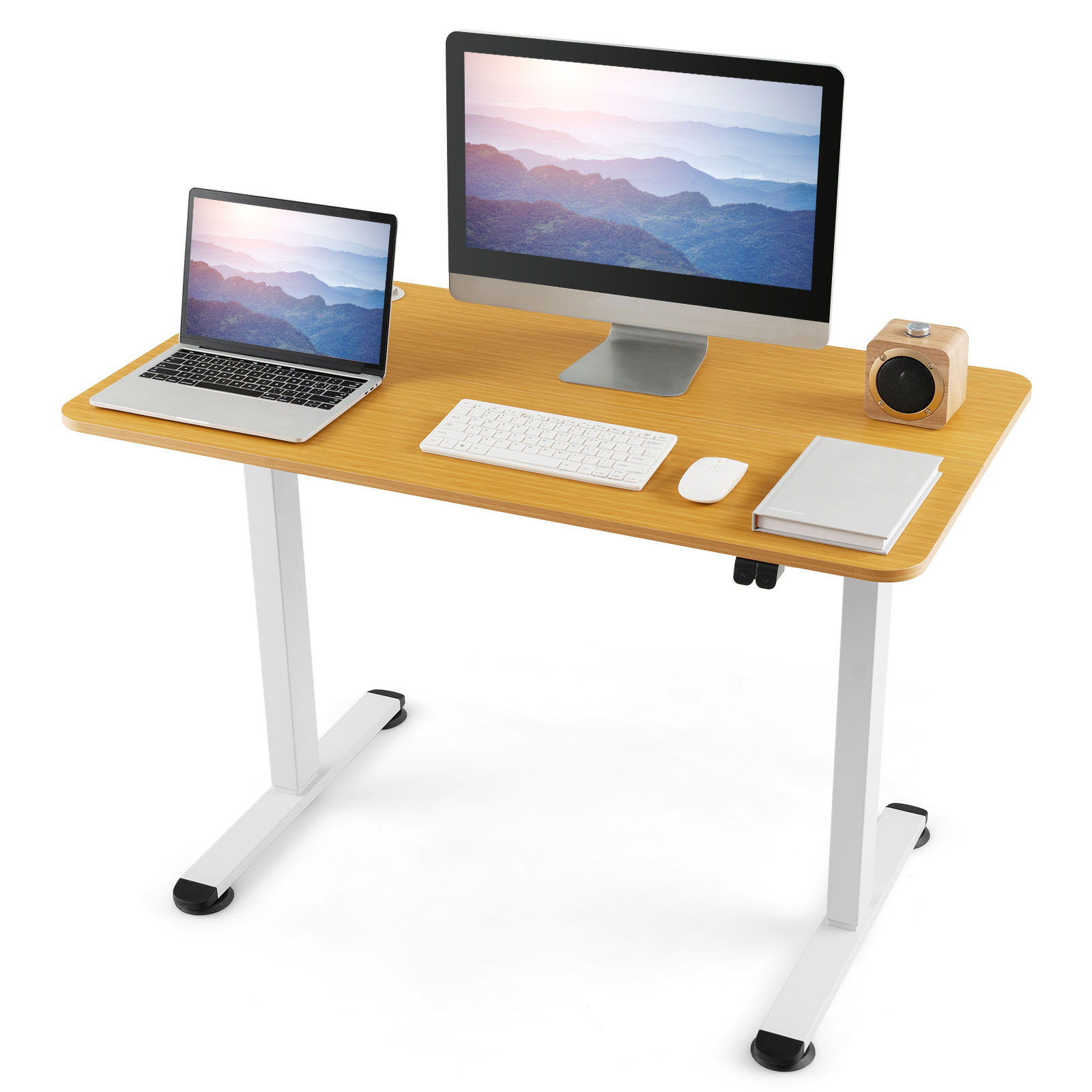 Inbox Zero Klazien Height Adjustable Standing Desk | Wayfair