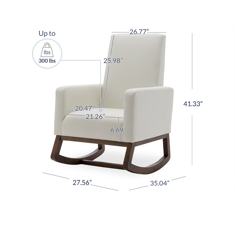 George Oliver Jancar Rocking Chair & Reviews | Wayfair