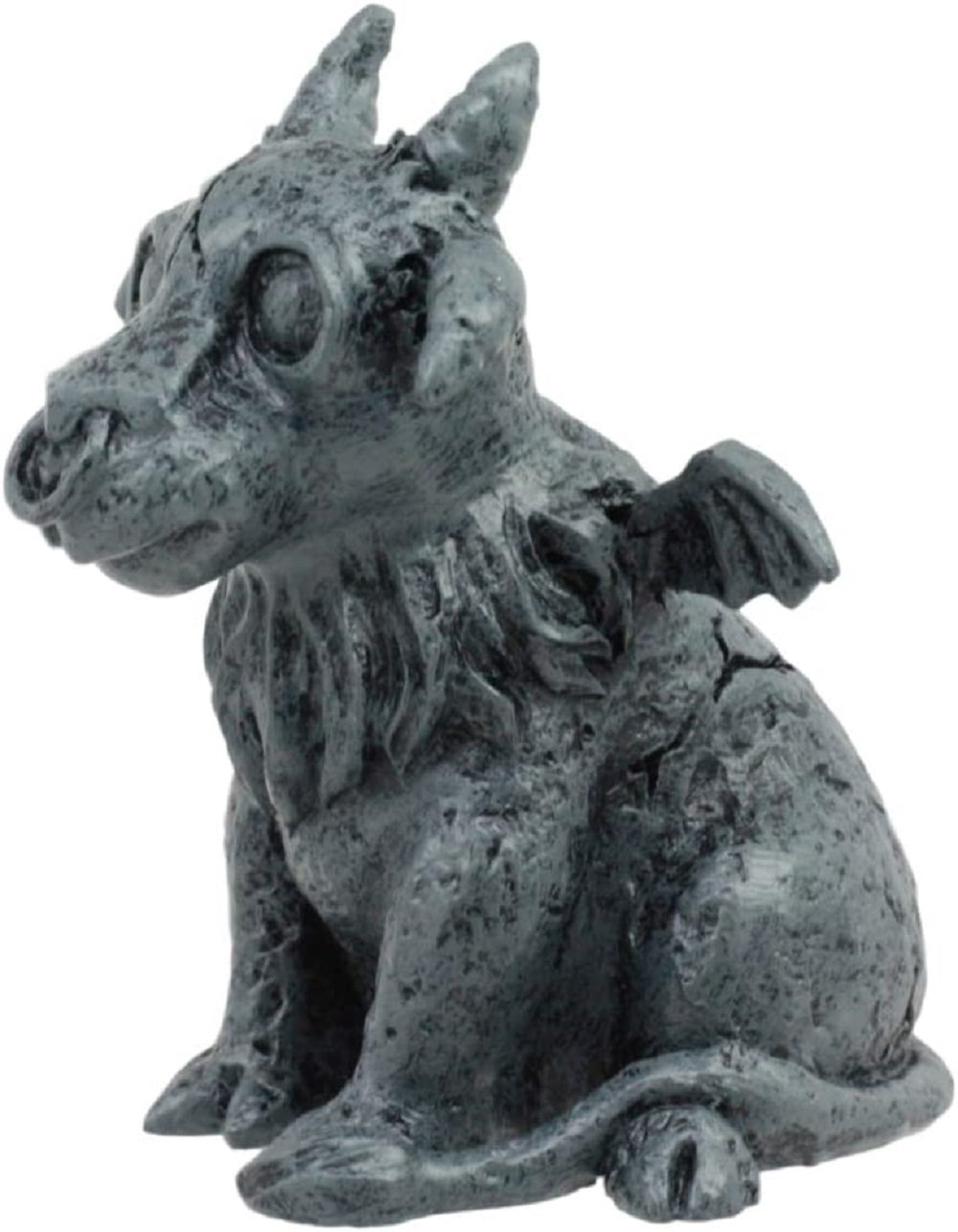 Trinx Ebros Gothic Winged Guardian Baby Goat Gargoyle Statue Faux Stone ...