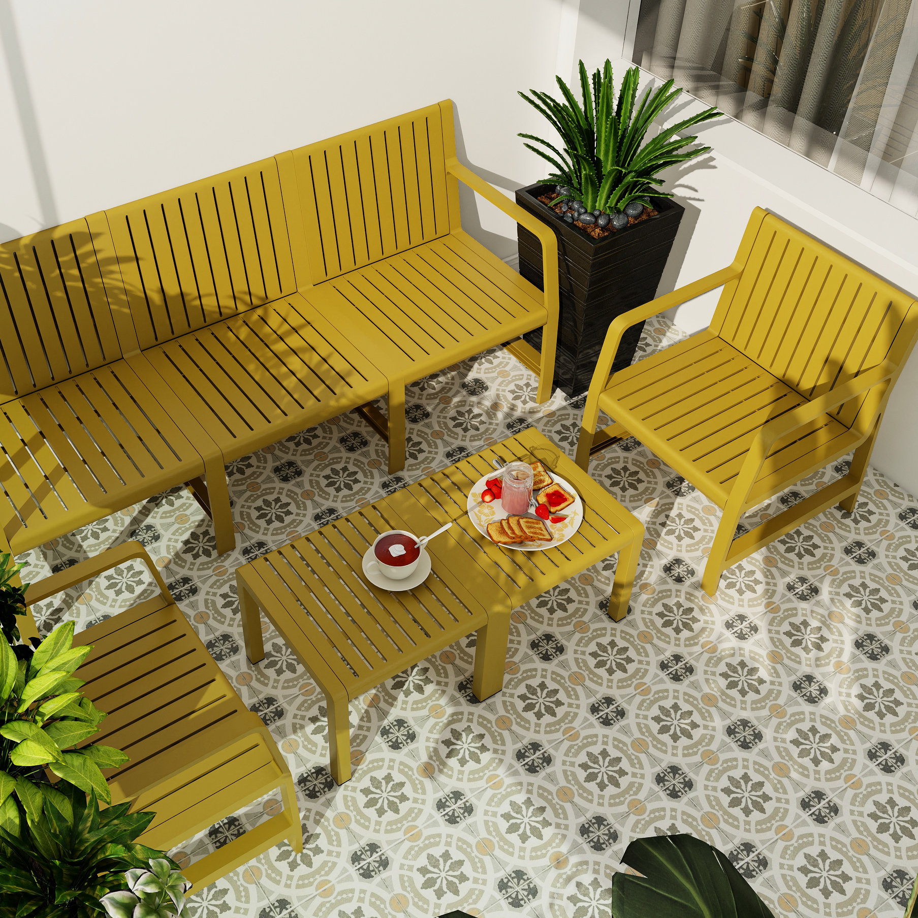 Latitude Run® Apricot Brown 5 Furniture For Indoor/Outdoor - 3 , 2 ...