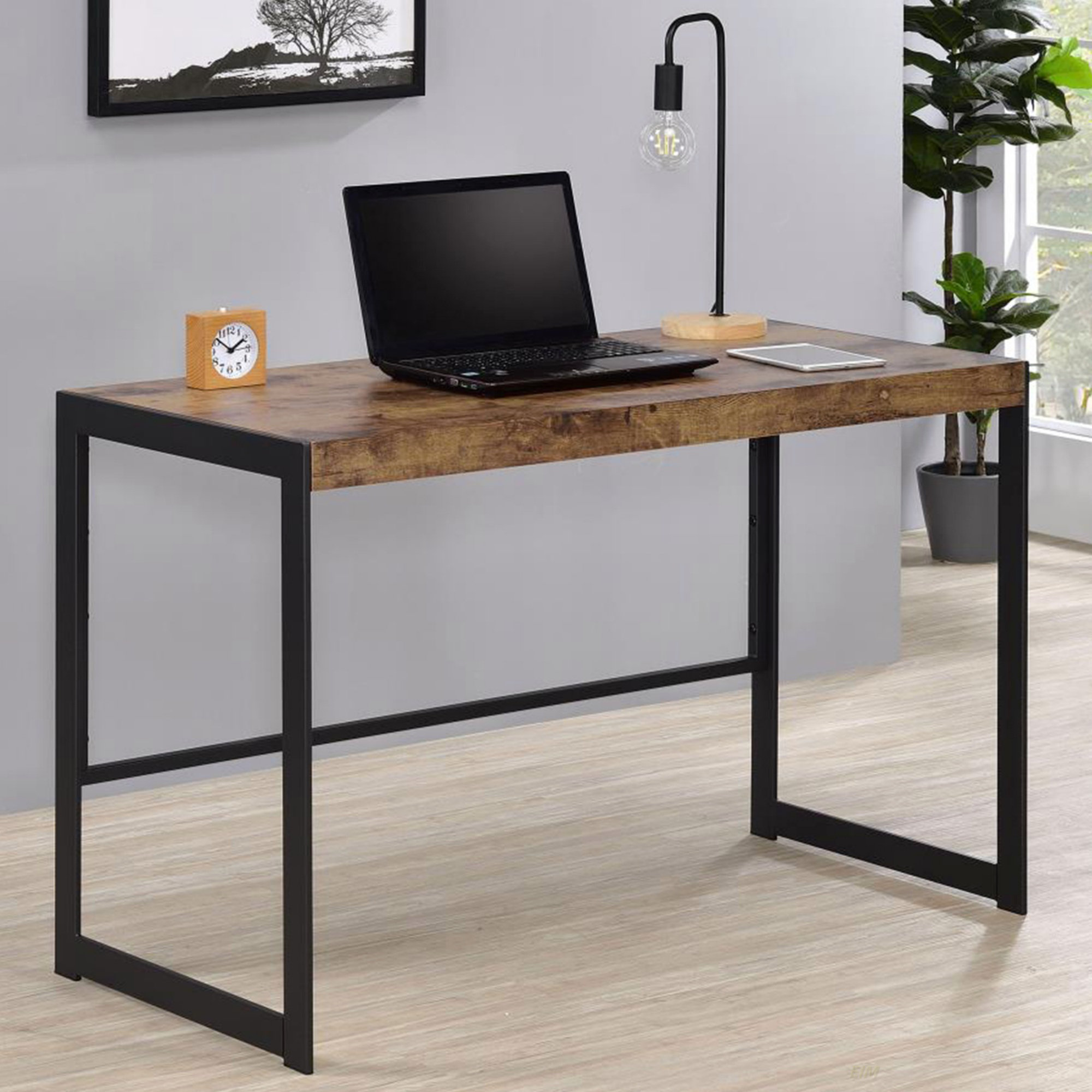 17 Stories Writing Desk With Metal Frame(Desk) | Wayfair