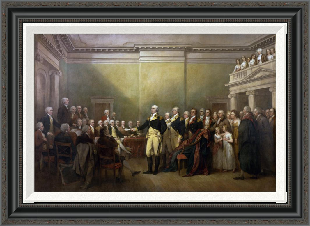 Global Gallery 'General George Washington Resigning his Commission' by ...