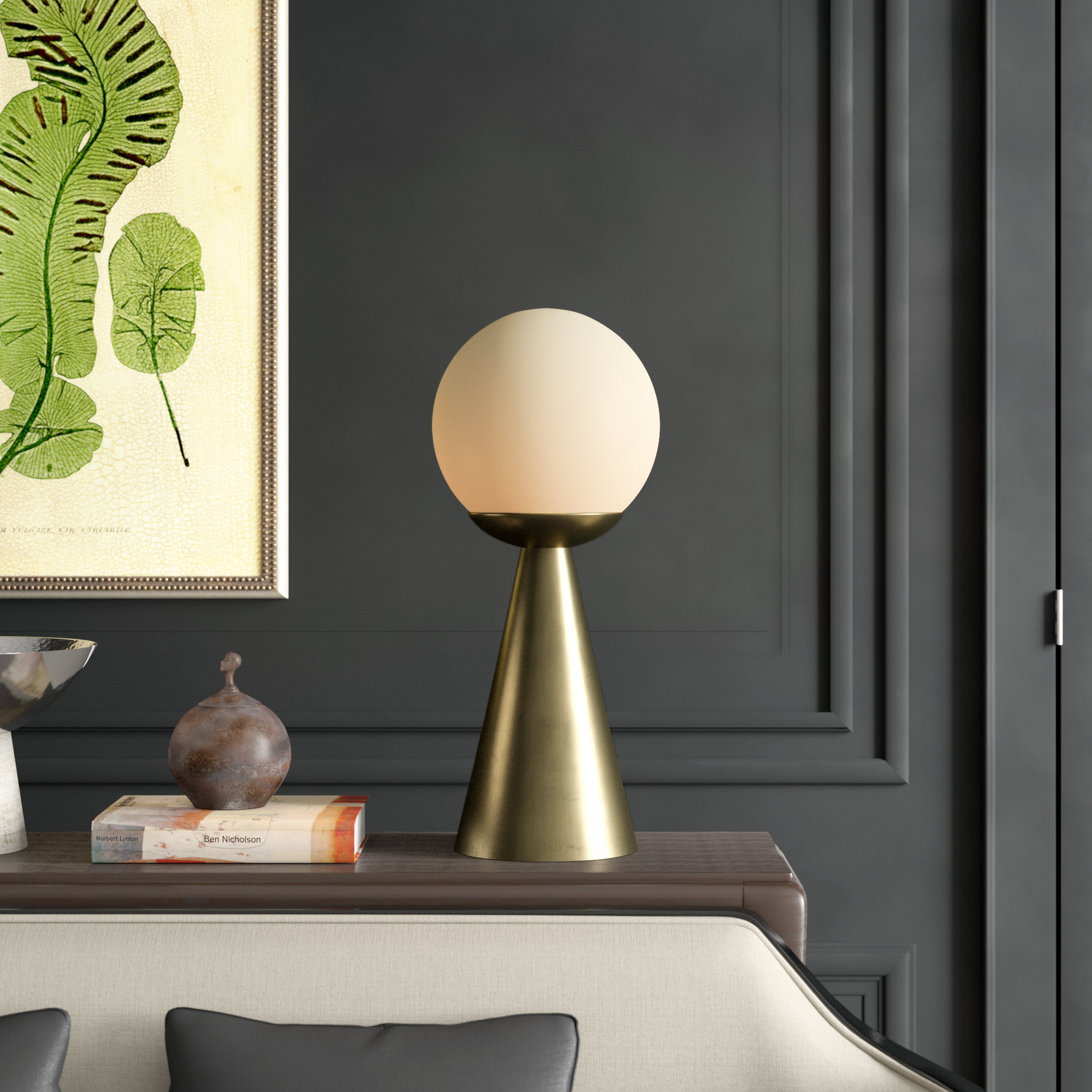 Noir Merle 26.5" Table Lamp - Wayfair Canada