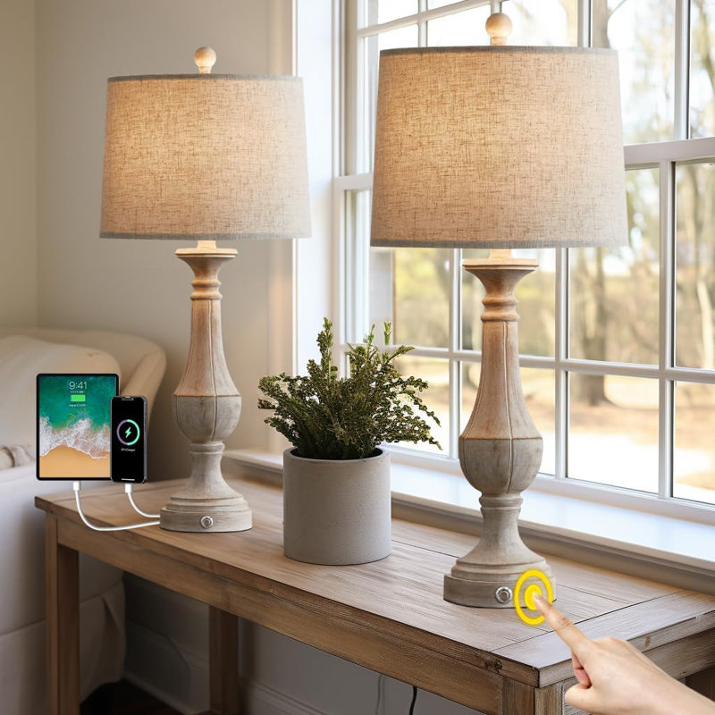 rustic table lamps canada