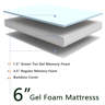 Alwyn Home Lidia 6'' Medium Gel Memory Foam Mattress with Rayon from ...