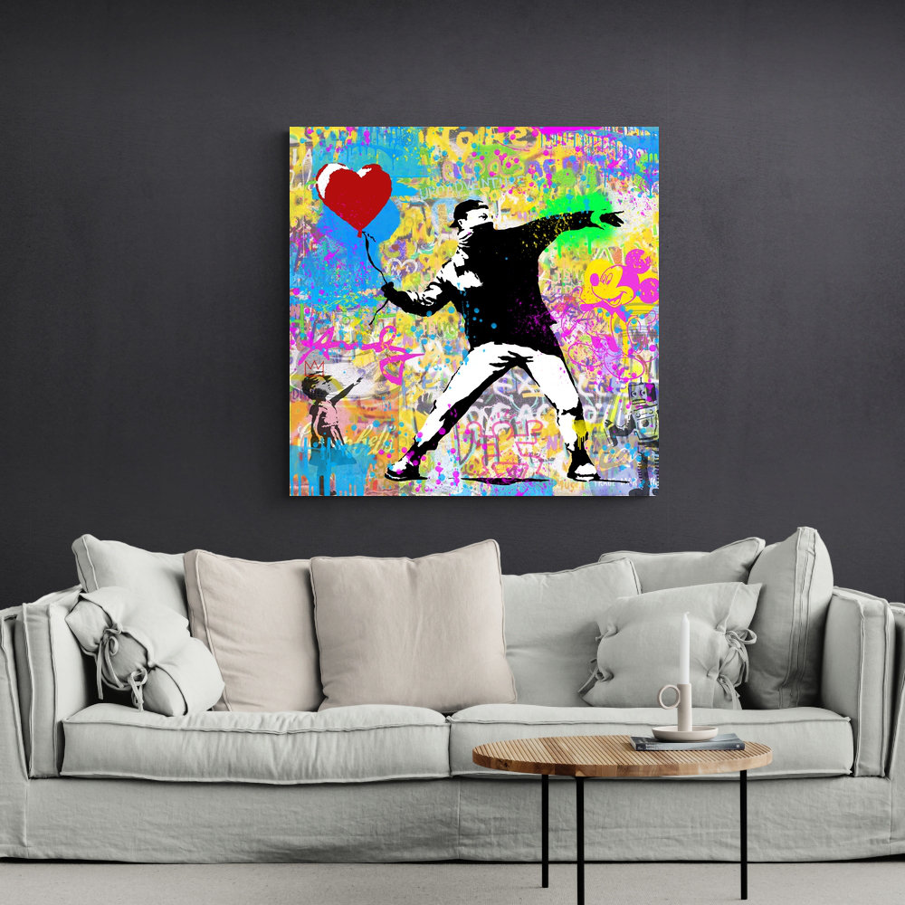 ATX Art Group LLC Balloon Thrower Pop Art On Canvas, PAF-GWC-180_bal ...