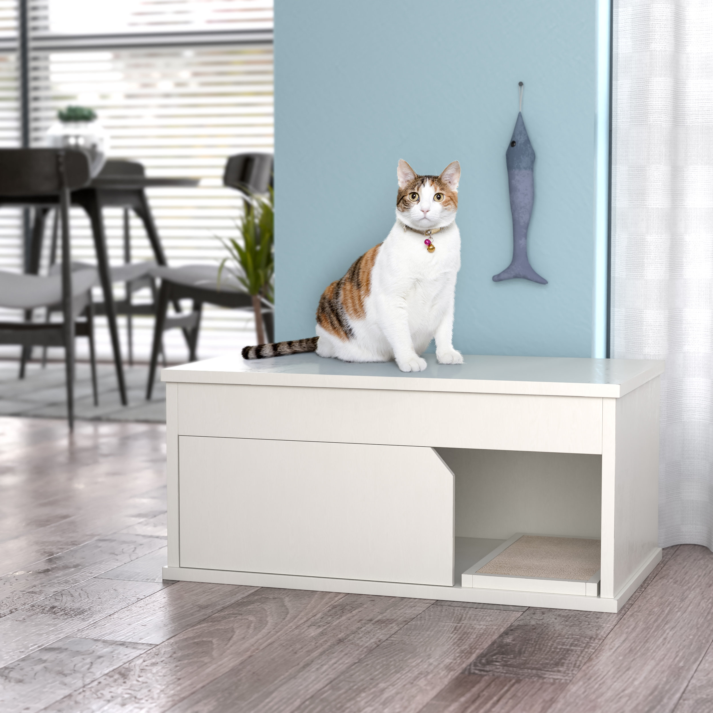 Archie & Oscar™ Siobhan Eco Zboard Cat Litter Box Enclosure & Reviews ...