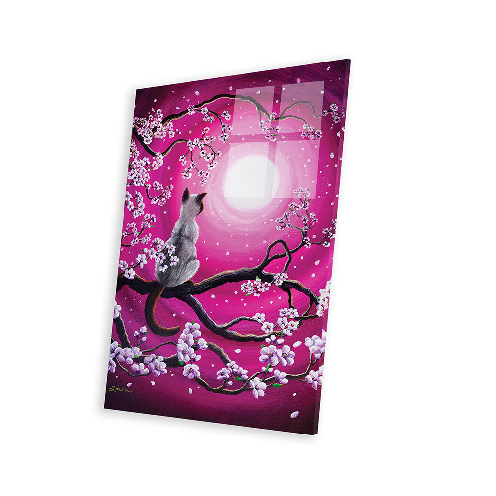 Winston Porter Magenta Morning Sakura | Wayfair