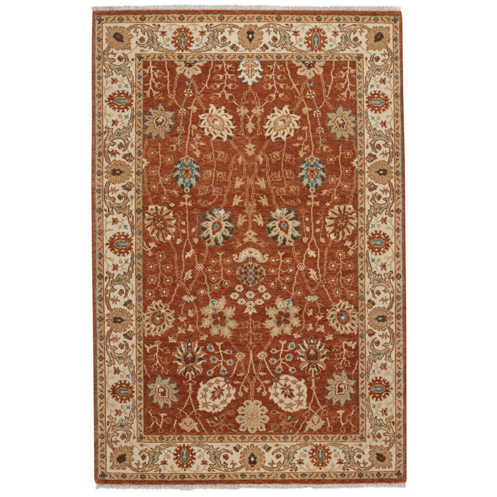 Capel Rugs Sarah Hand-Knotted Wool Ivory Apricot Beige Area Rug | Perigold