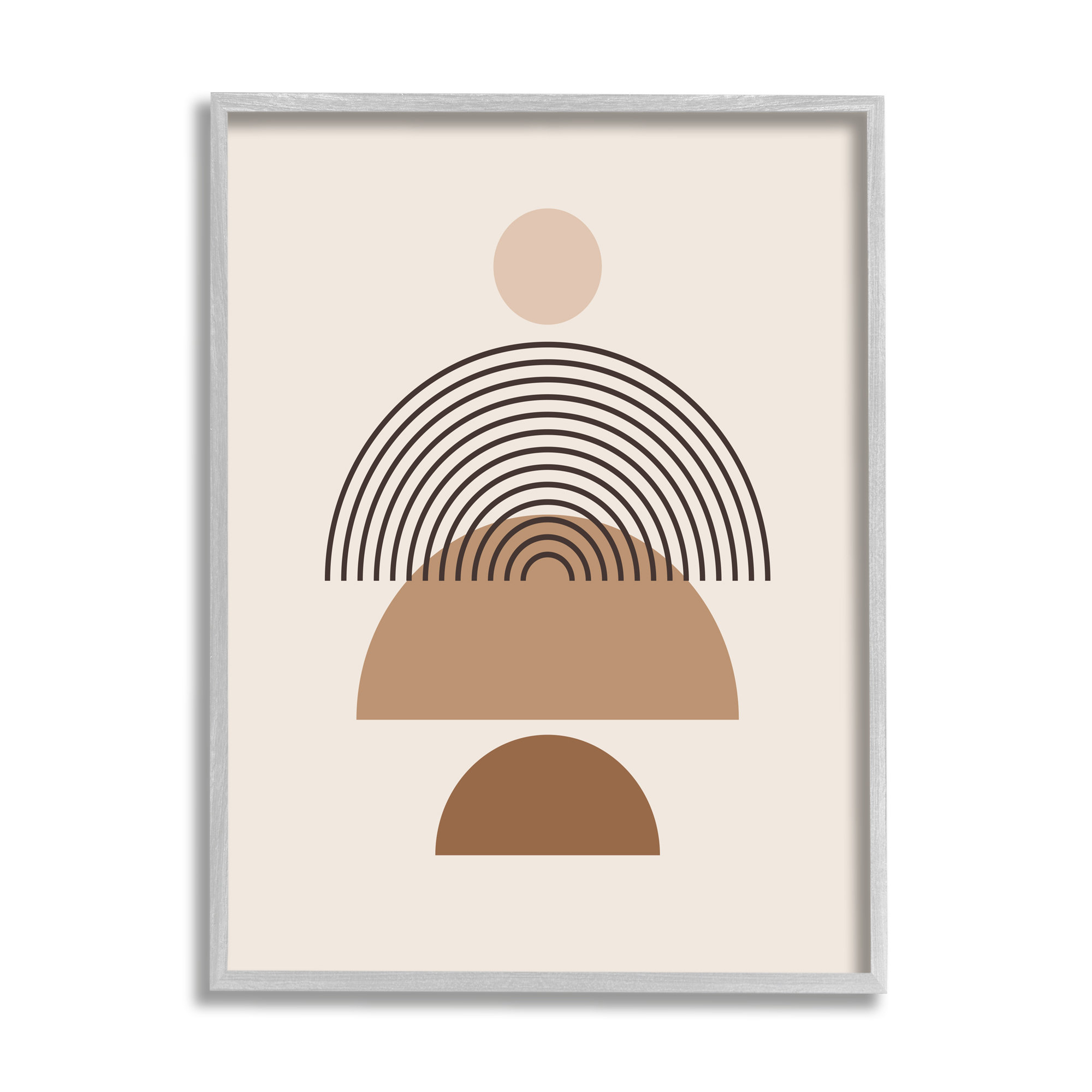 Stupell Industries Boho Arch Shapes On Wood Graphic Art | Wayfair