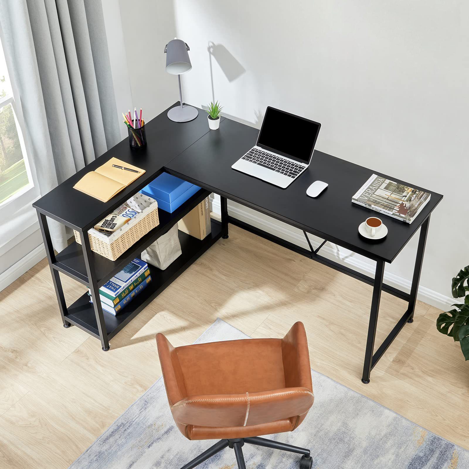 Ebern Designs Xianna Reversible L-Shape Desk - Wayfair Canada