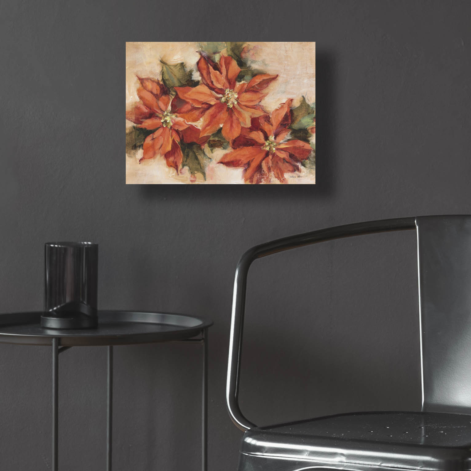 Winston Porter 'Poinsettia Trio' by Cheri Blum Acrylic Glass Wall Art ...