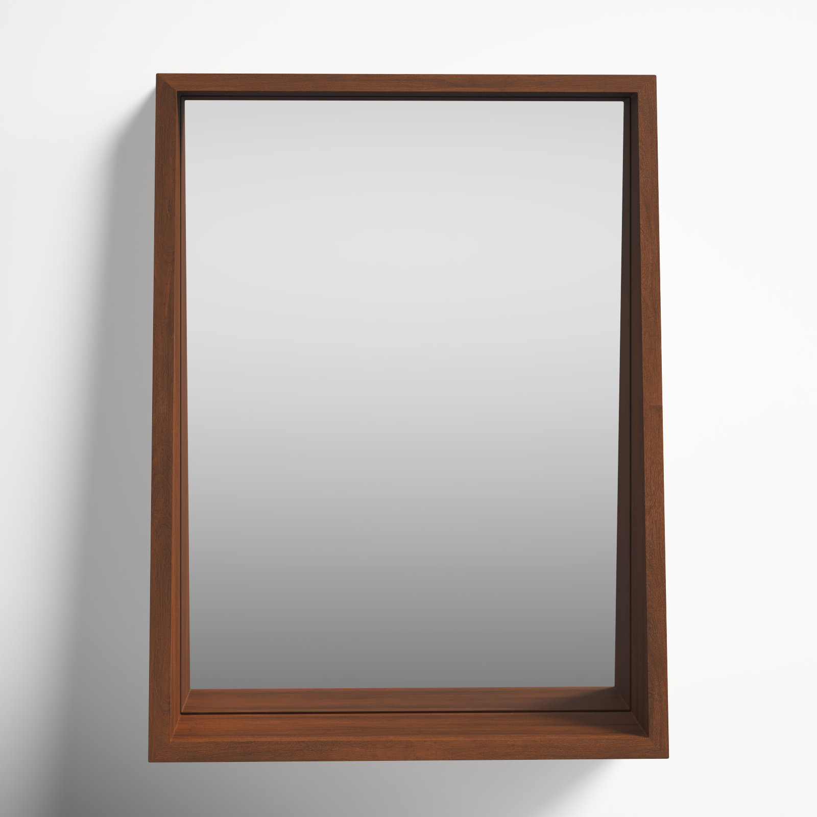 AllModern Parkside Scandinavian Shelves Accent Mirror & Reviews | Wayfair