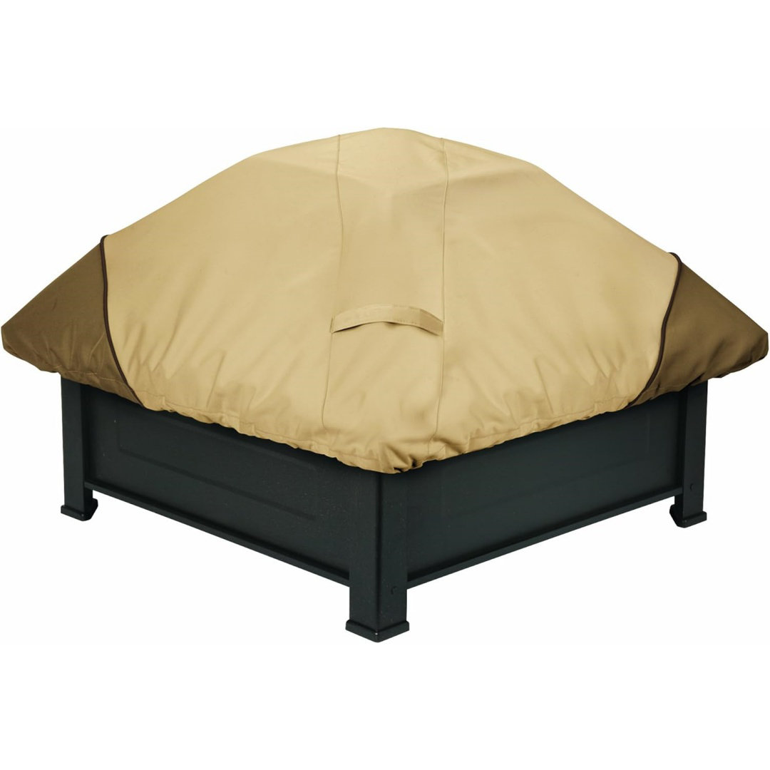 Ophelia & Co. Water-Resistant 40 Inch Square Fire Pit Cover, Outdoor ...