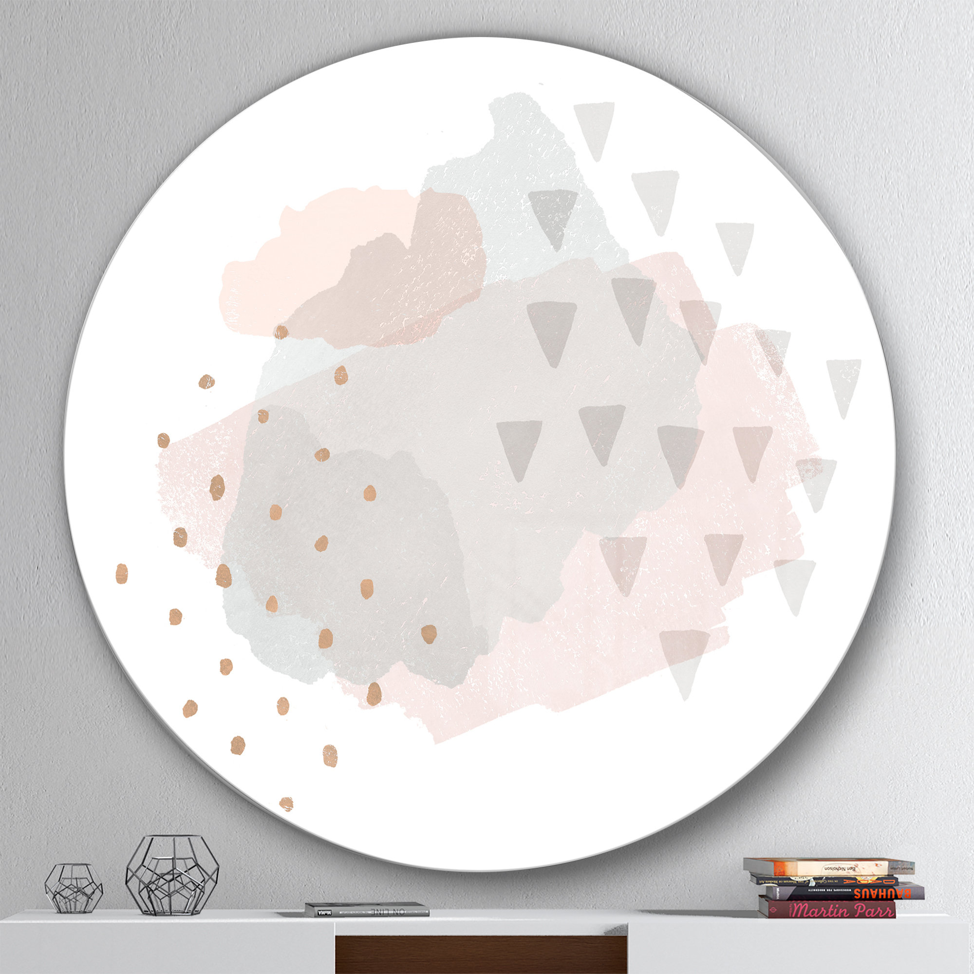 East Urban Home 'Watercolor Minimal Blush IV' - Unframed Painting Print ...