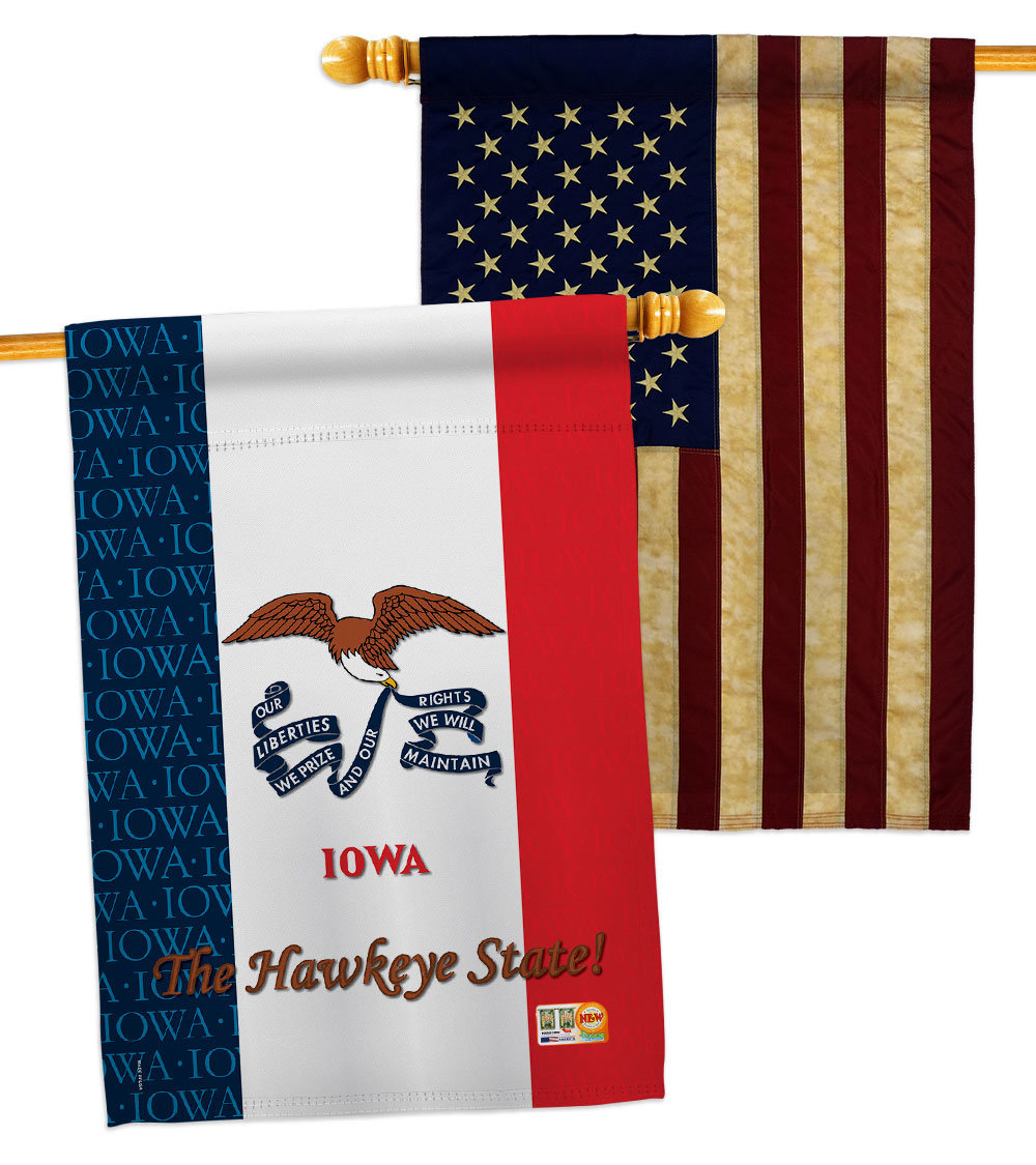 Breeze Decor 2-Sided Polyester 3'3 x 2'2 ft. House Flag | Wayfair