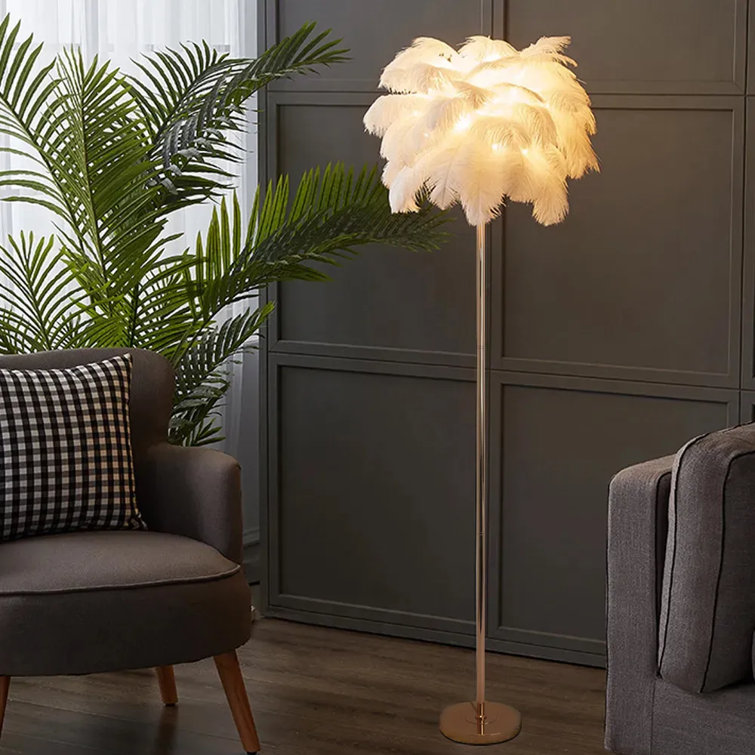 Canora Grey Aeyden 155cm Gold Tree Floor Lamp | Wayfair.co.uk