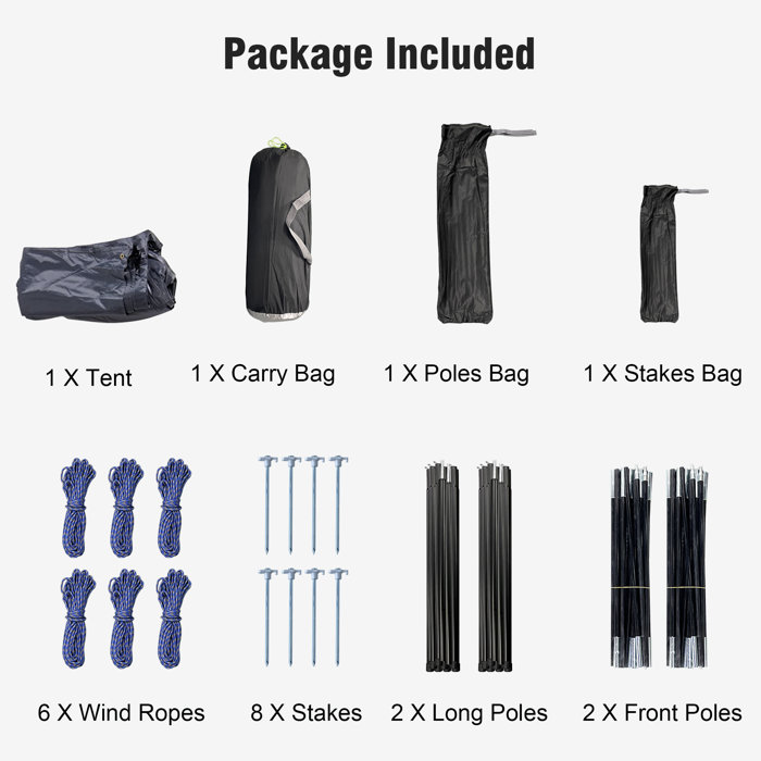 Poloma Auto Canopy Camper Trailer Sun Shade for Camping Car Awning Sun ...