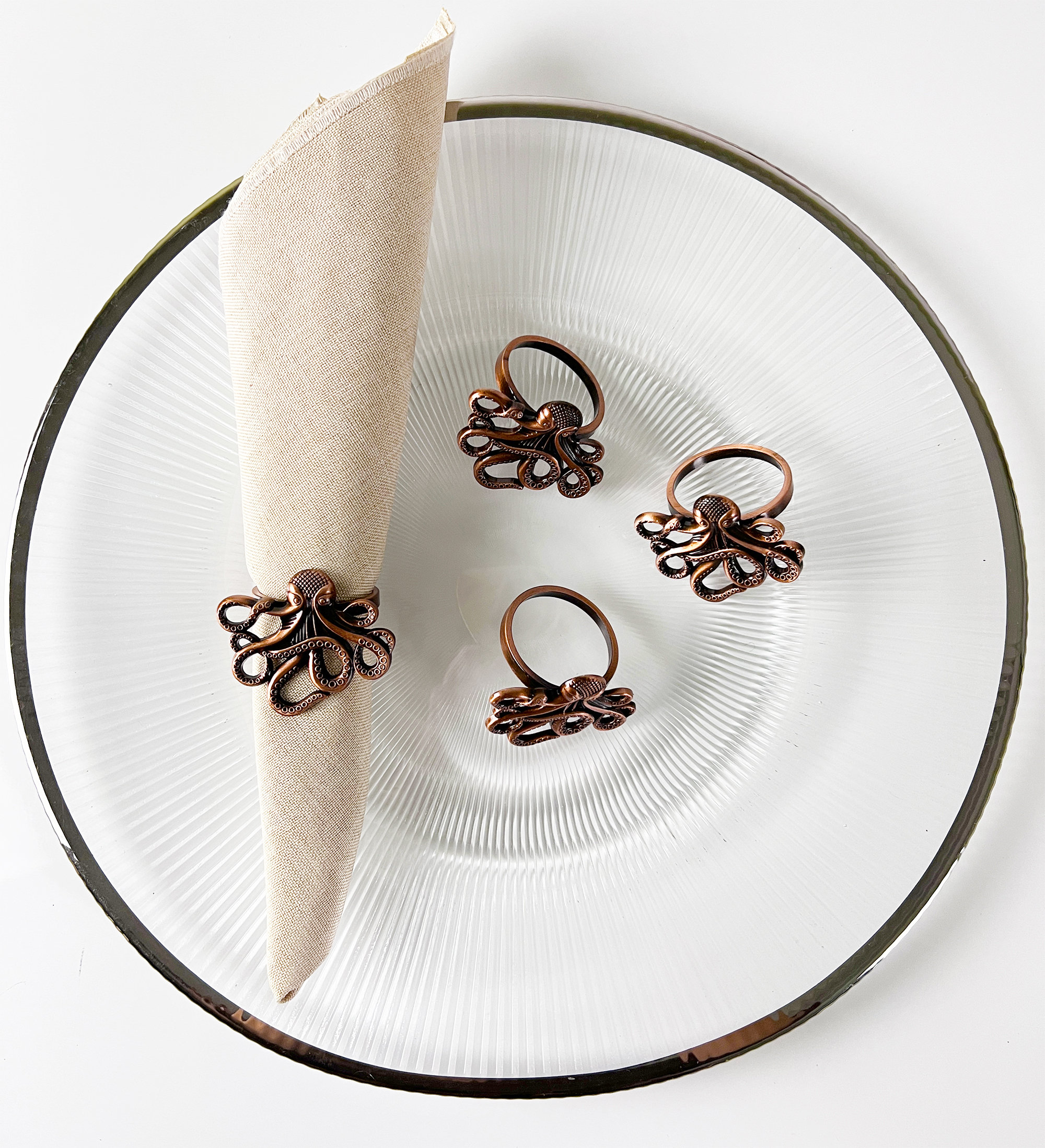 Bungalow Rose Metal Napkin Ring | Wayfair