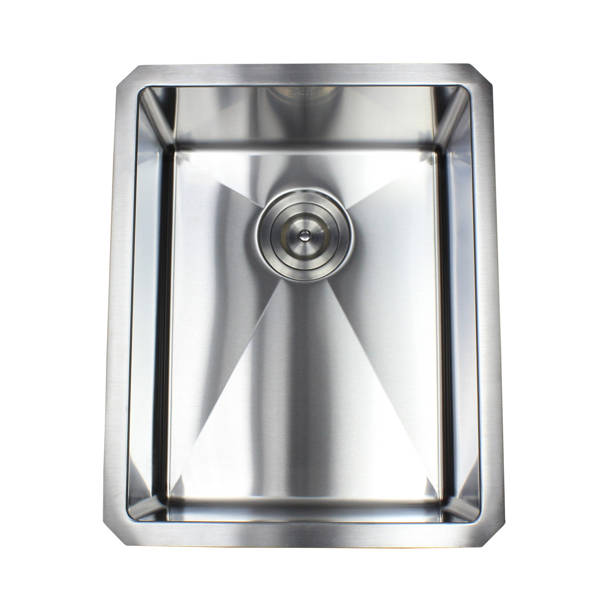 eModern Decor CozyBlock 42'' L Drop-In Single Bowl Stainless Steel ...