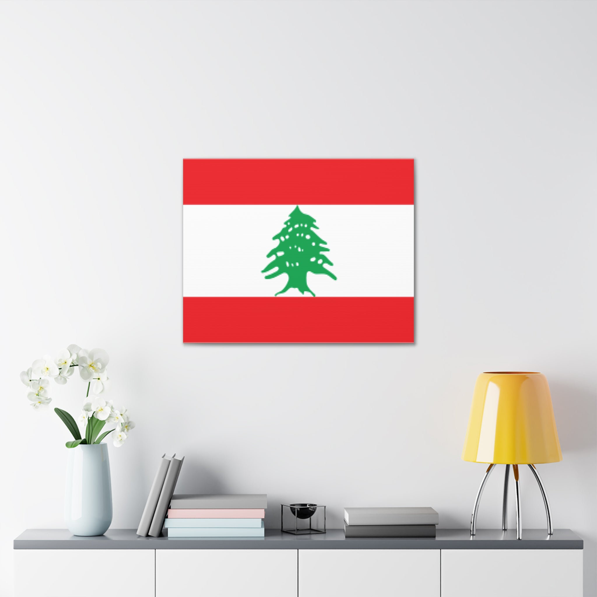 Bay Isle Home™ Lebanon Country Flag Canvas Vibrant Wall Art Unframed ...