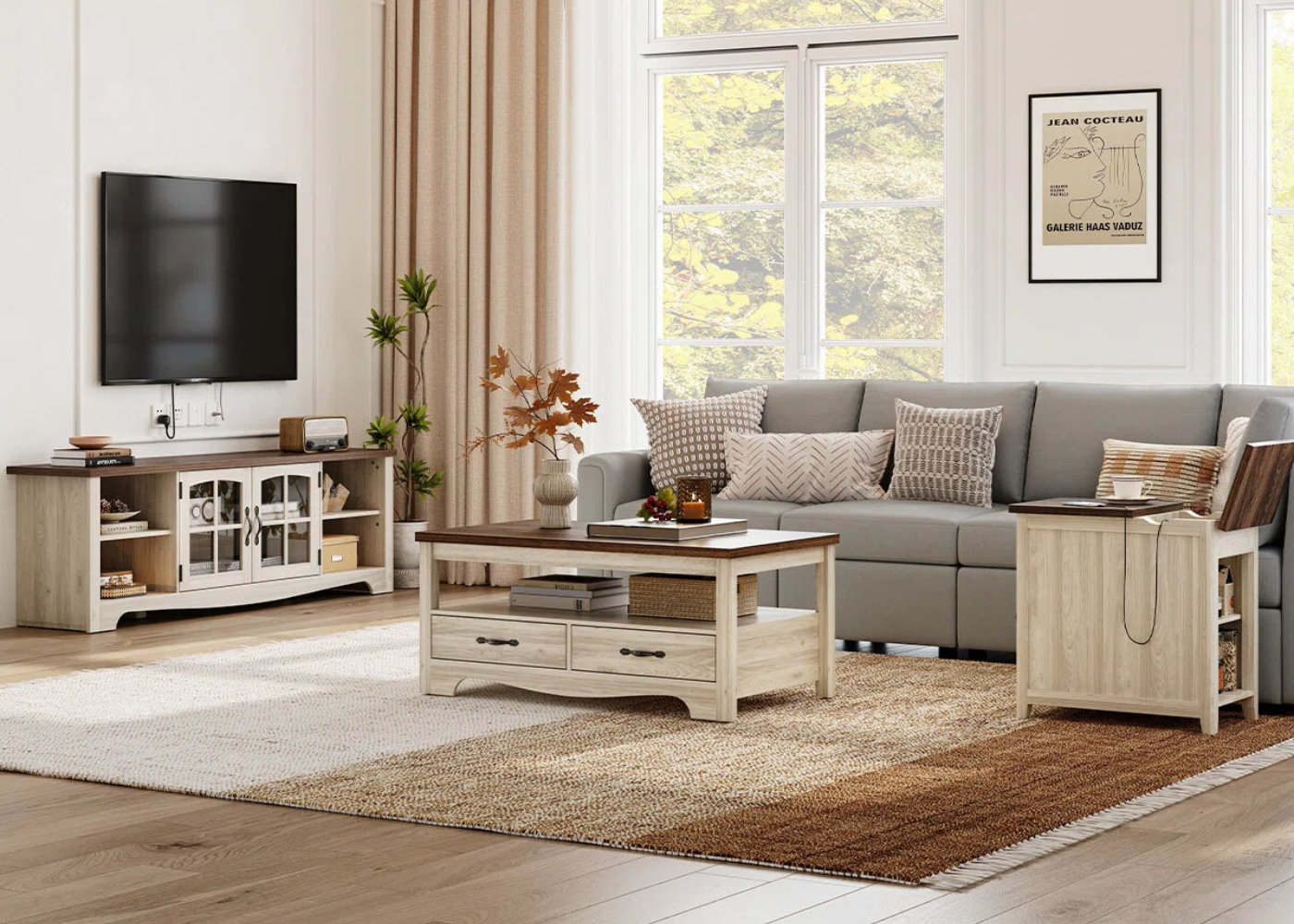 Lark Manor 4-Piece Living Room Table Sets & Reviews - Wayfair Canada